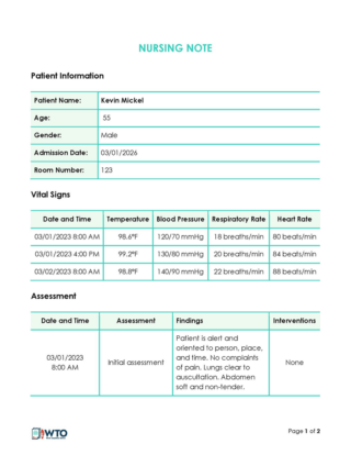 Nursing Notes: How to Write (10 Best Examples)