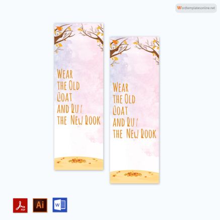 12 Free Bookmark Templates (Printable, Customizable)