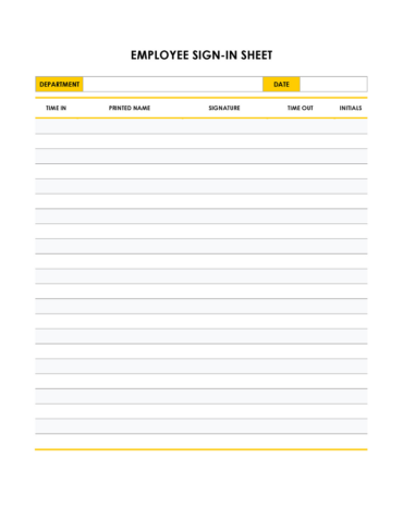 16+ Free Sign-in & Sign-up Sheet Templates (Excel | Word)