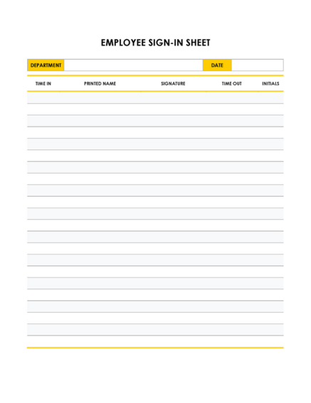 16+ Free Sign-in & Sign-up Sheet Templates (Excel | Word)