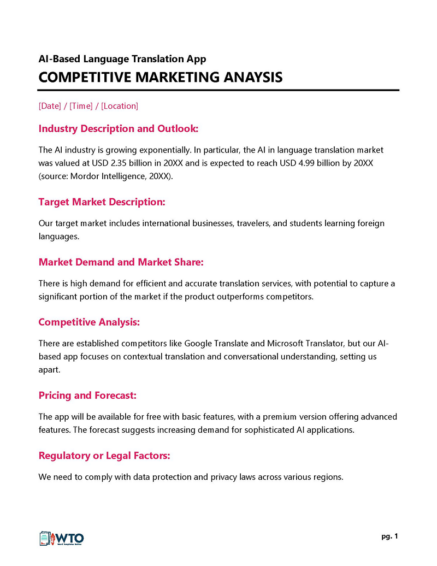 How To Conduct A Market Analysis (Free Templates)
