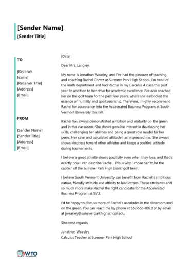 38 Positive Letter of Recommendation Examples