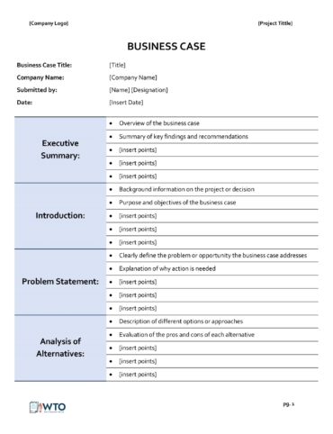 8 Free Business Case Templates