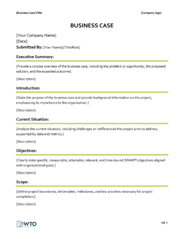 8 Free Business Case Templates