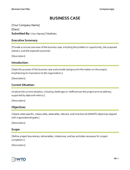 8 Free Business Case Templates