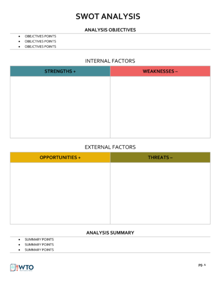 10 Free SWOT Analysis Templates (Word, Excel, PPT)