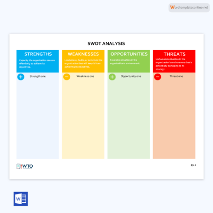 10 Free SWOT Analysis Templates (Word, Excel, PPT)