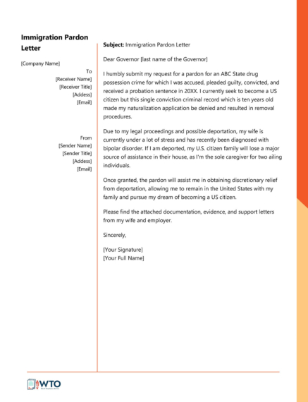 Immigration Pardon Letter: How to Write (with Samples)