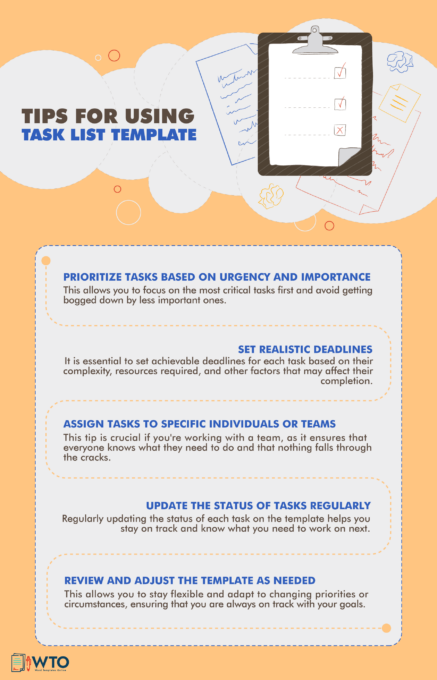 Free Task List Templates for Employees (Excel | Word)