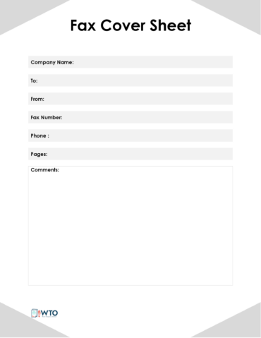 27 Free Fax Cover Sheet Templates (Word)