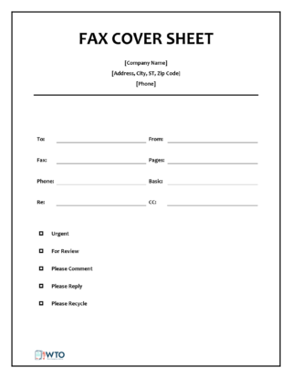 27 Free Fax Cover Sheet Templates (Word)