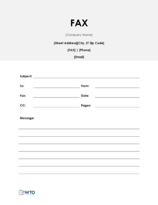 27 Free Fax Cover Sheet Templates (Word)