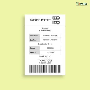 12 Free Parking Receipt Templates