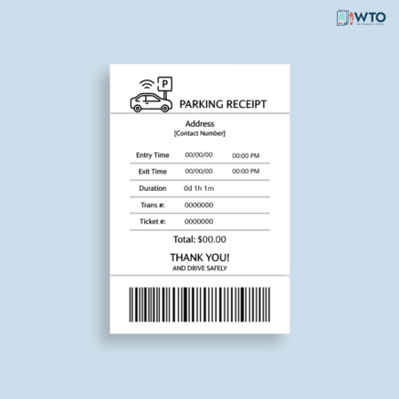12 Free Parking Receipt Templates