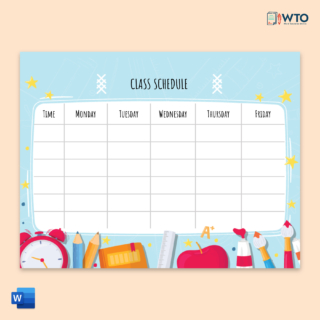 12 Free School Schedule Templates