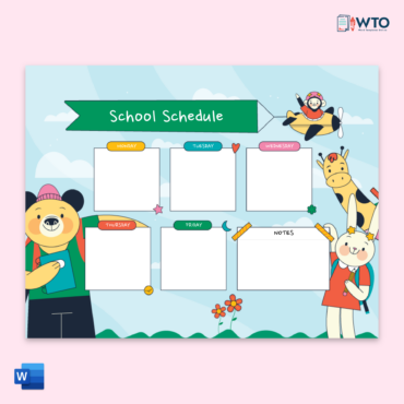 12 Free School Schedule Templates