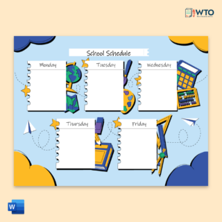 12 Free School Schedule Templates