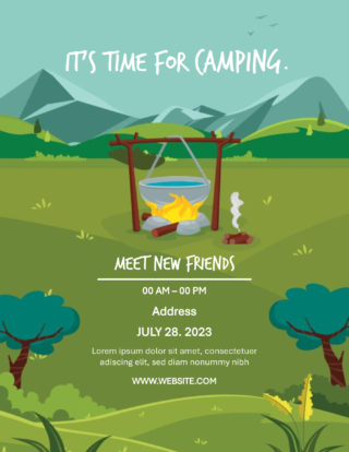 12 Free Summer Camp Flyer Templates - Editable