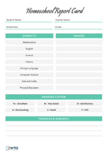 10 Free School Report Card Templates (Editable)