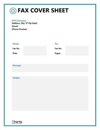 27 Free Fax Cover Sheet Templates (Word)