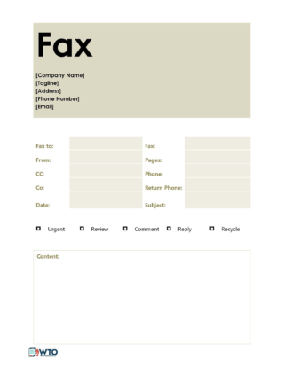 27 Free Fax Cover Sheet Templates (Word)