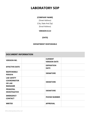 22 Best Standard Operating Procedure (SOP) Templates