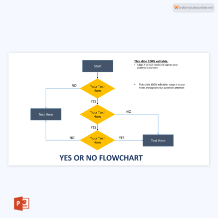12 Free Yes No Flowchart Templates (PowerPoint)