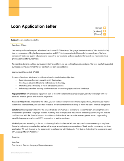 20 Best Loan Application Letter Samples (Guide and Format)