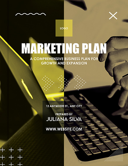 12 Free Marketing Plan Cover Page Templates