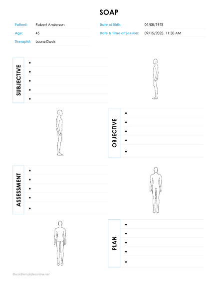 Free Physical Therapy SOAP Notes (Word - PDF)