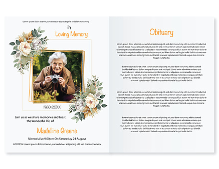 Free Funeral Flyer Templates (Adobe, Word, GSlides)