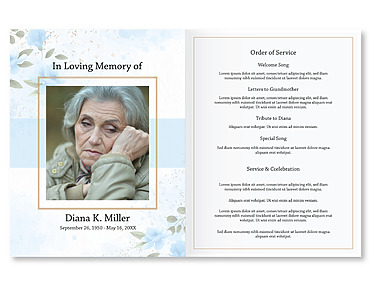 Free Funeral Flyer Templates (Adobe, Word, GSlides)