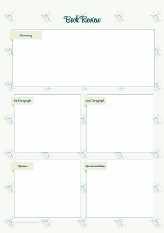 10 Free Editable Book Review Templates (Word, Google Docs)