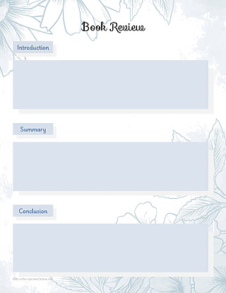 10 Free Editable Book Review Templates (Word, Google Docs)