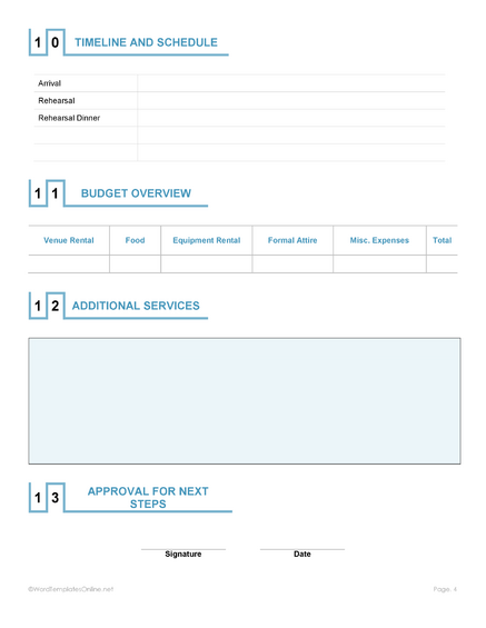Free Event Proposal Templates (Editable) - Word, Google Docs