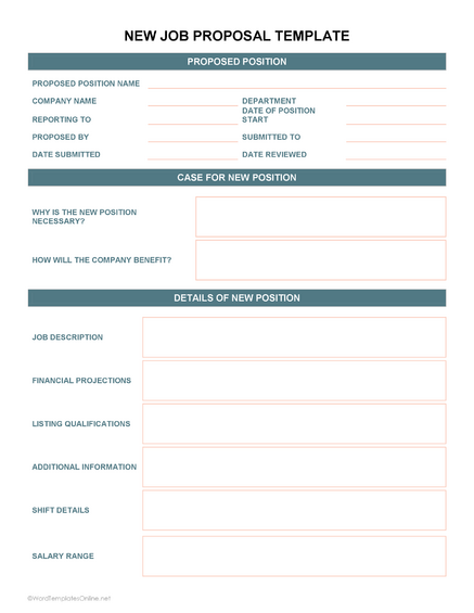 6 Free Job Proposal Templates for Word & Google Docs