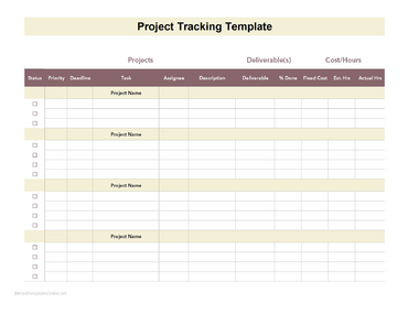 4 Free Project Tracker Templates for Excel & Google Sheets
