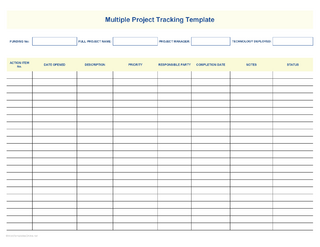 4 Free Project Tracker Templates for Excel & Google Sheets