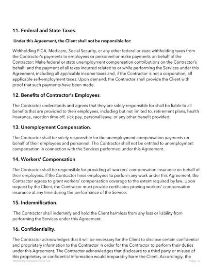 Free Construction Contract Templates | Word | Google Docs