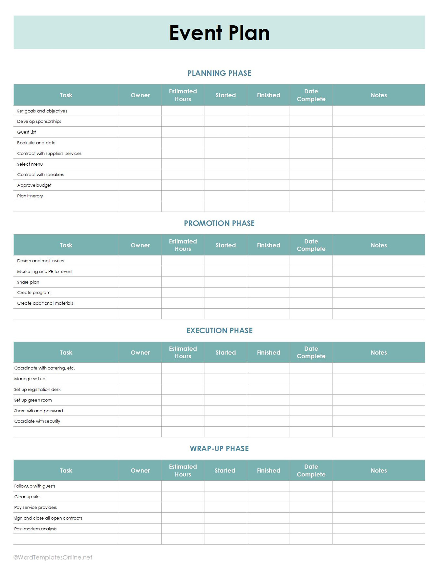 Plan Like a Pro: 10 Free Event and Party Planning Checklists