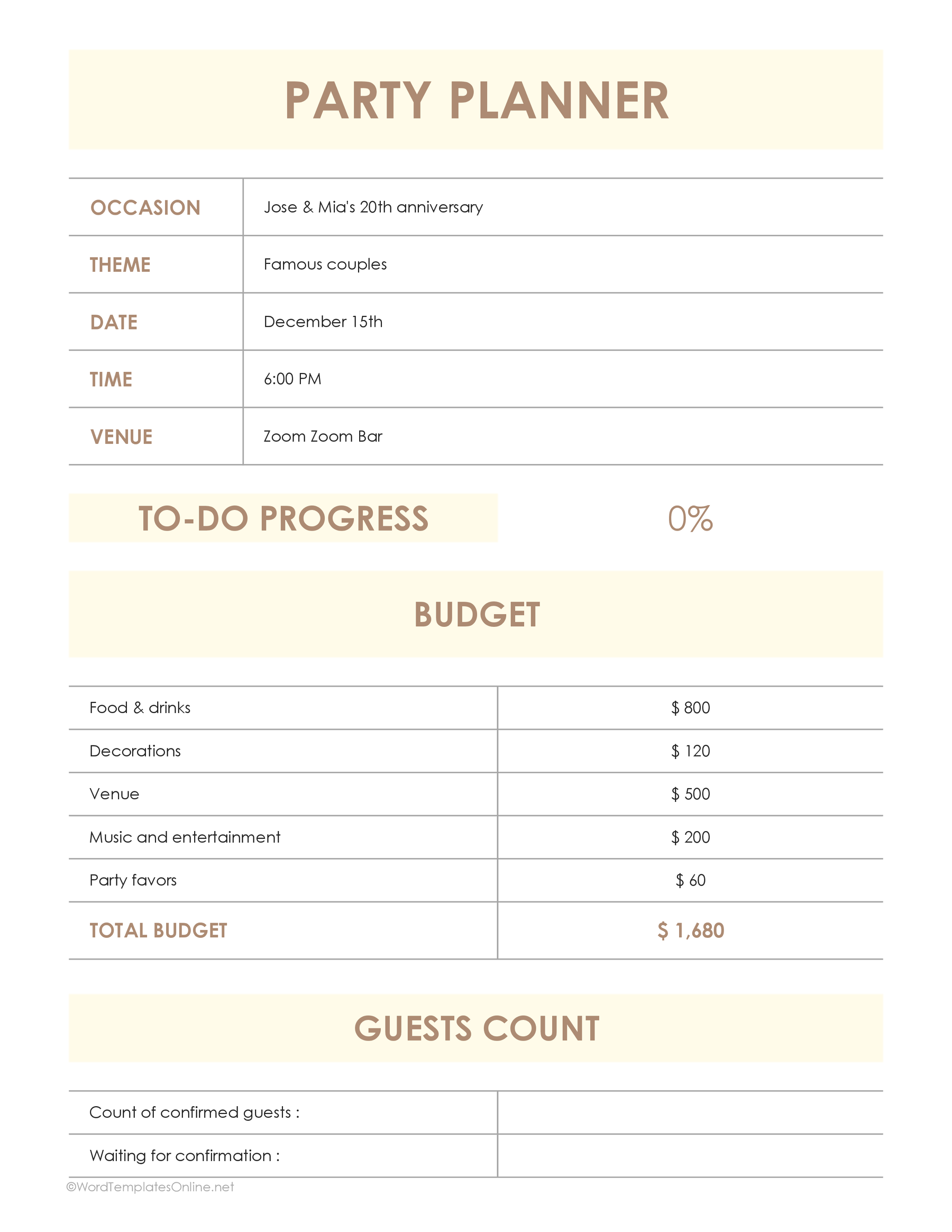 Plan Like a Pro: 10 Free Event and Party Planning Checklists