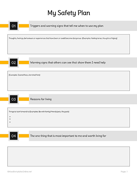 Free Safety Plan Templates (5 Types)