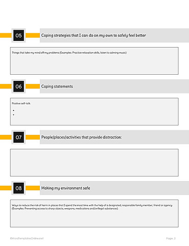 Free Safety Plan Templates (5 Types)