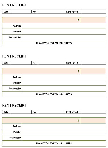 Receipt Book Templates (Word, Excel) - How to Fill Out