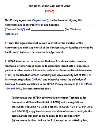 Free Unilateral (1-way) Non-Disclosure Agreement Template