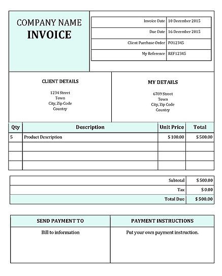 Free Business Receipt Templates (10) | Excel, Word
