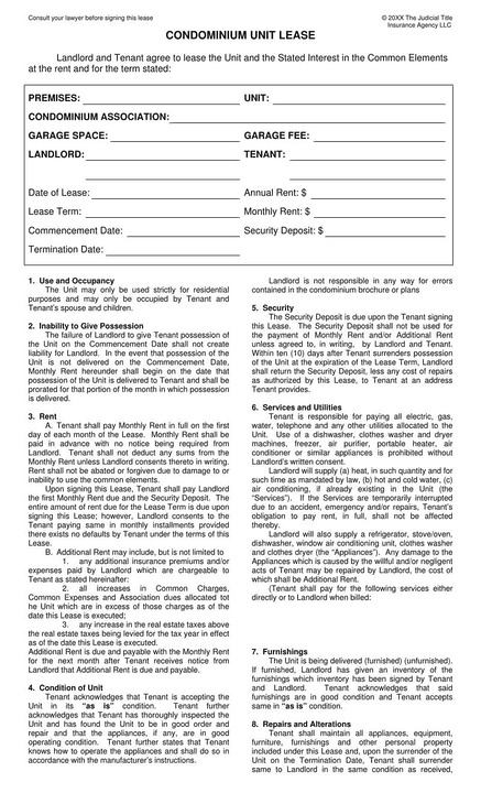 Free Lease Amendment Forms (PDF, Word)