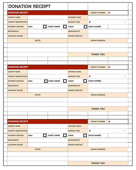 Receipt Book Templates (Word, Excel) - How to Fill Out