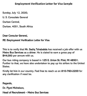 Free Address Verification Letter Templates (Guide - Sample)