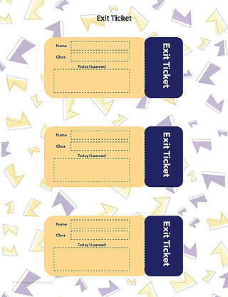 20 Free Exit Ticket Templates (Word, Google Docs, PDF)